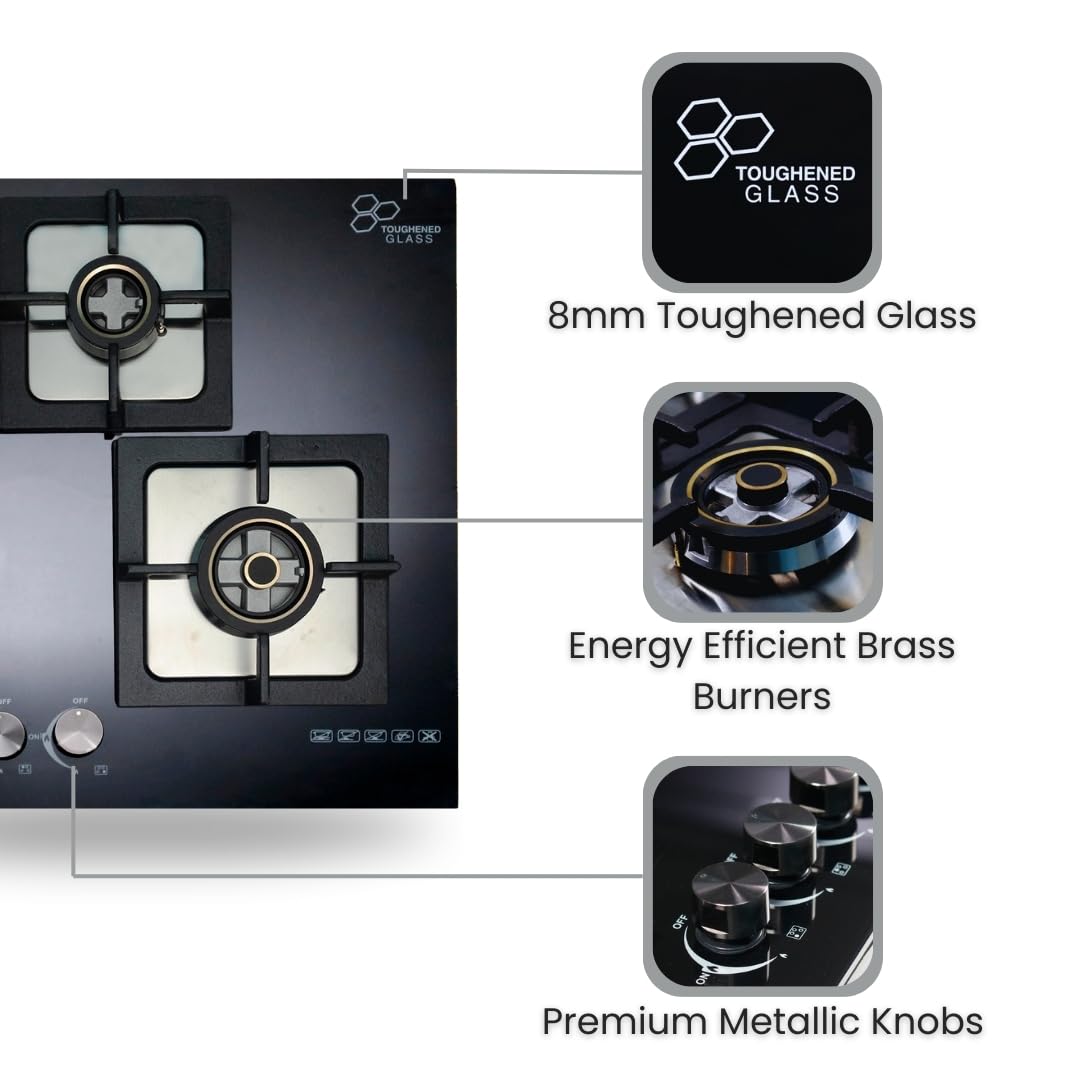 Beyond Appliances Smart Timer Dorado Hobtop 4 Burner with Flame Failur ...